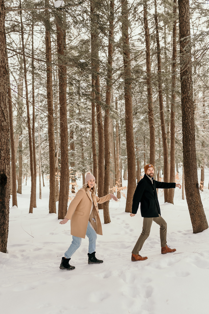 Winter Engagement Session at Chestnut Ridge Park - Site